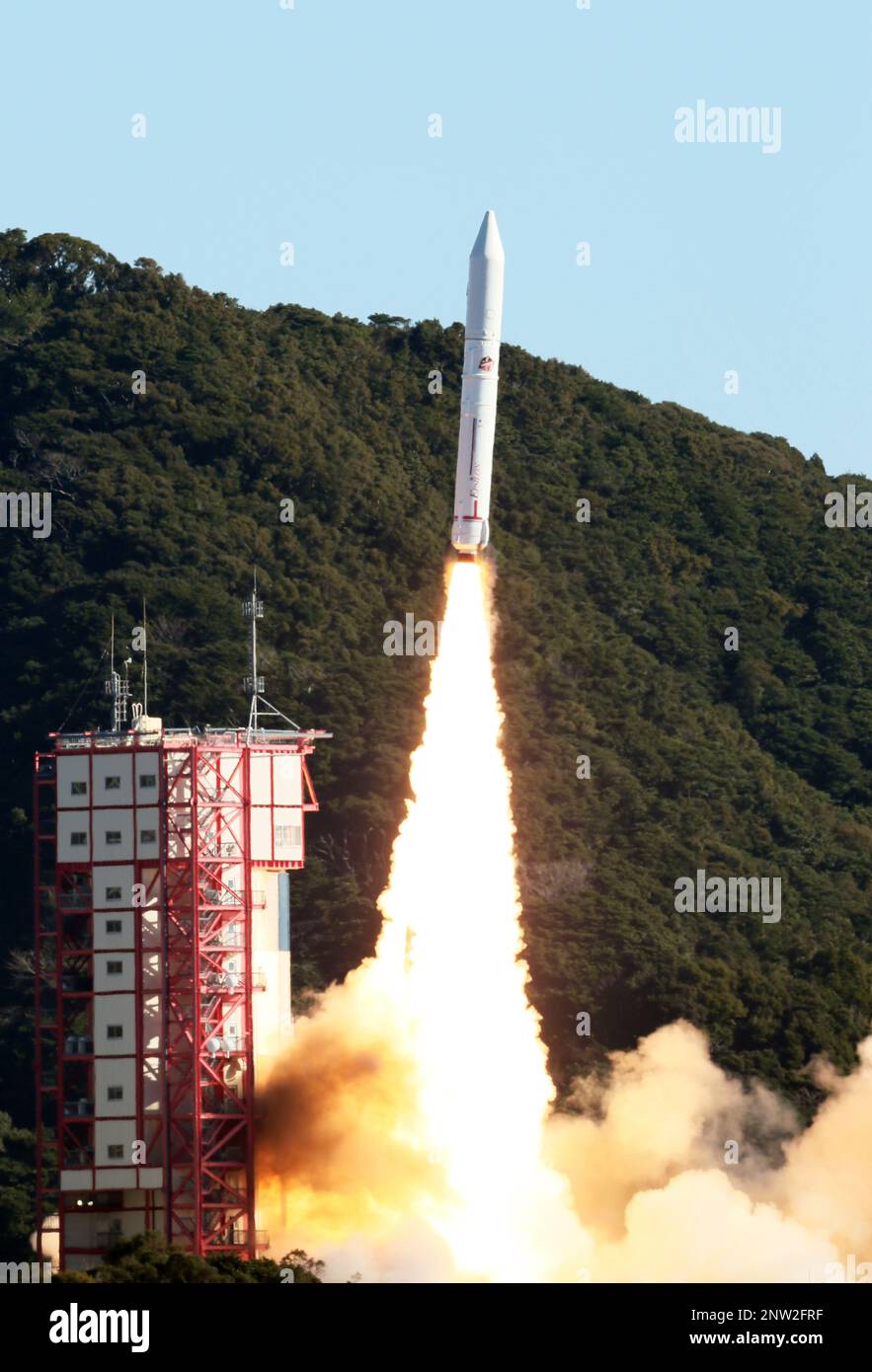 JAXA (Japan Aerospace Explore Agency) 's Epsilon-4 rocket launches at ...