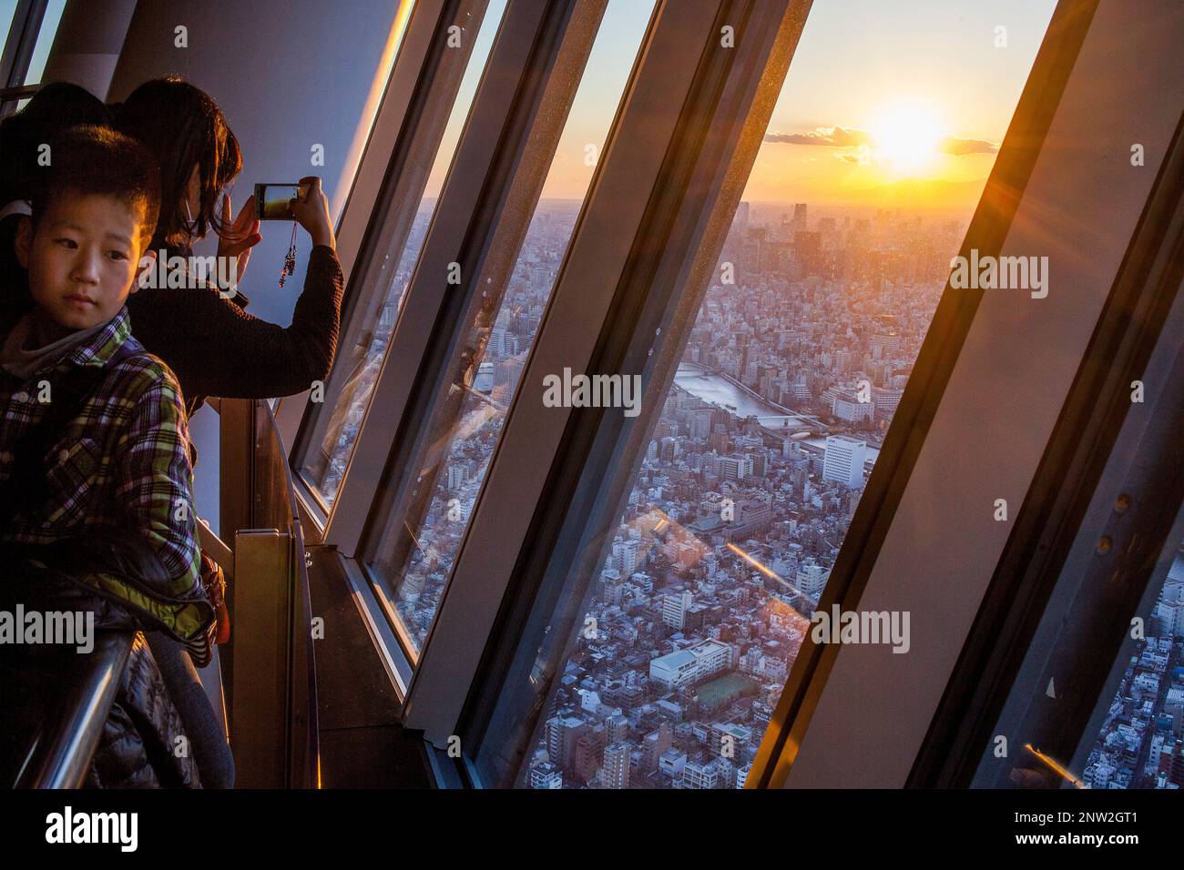 Observatory, Skytree tower, Tokyo, Japan Stock Photo - Alamy