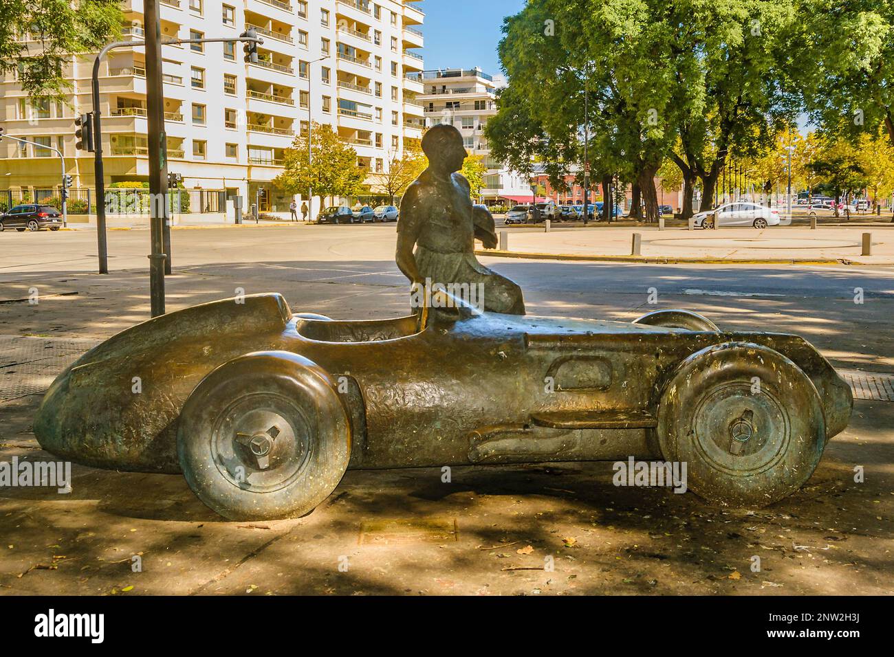 Fangio sculpture hi-res stock photography and images - Alamy