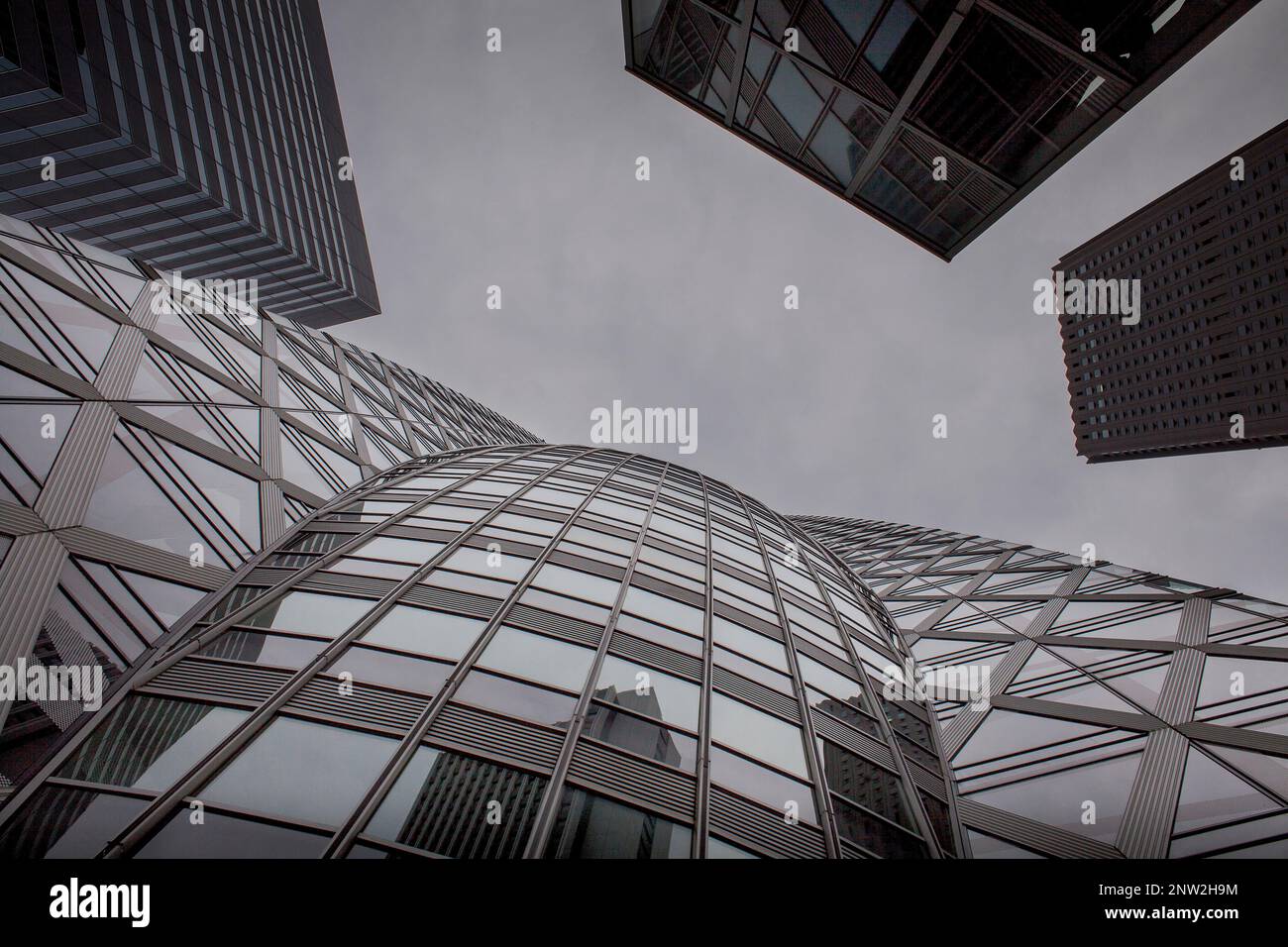 Cocoon Building in Nishi Shinjuku.Tokyo city, Japan, Asia Stock Photo ...