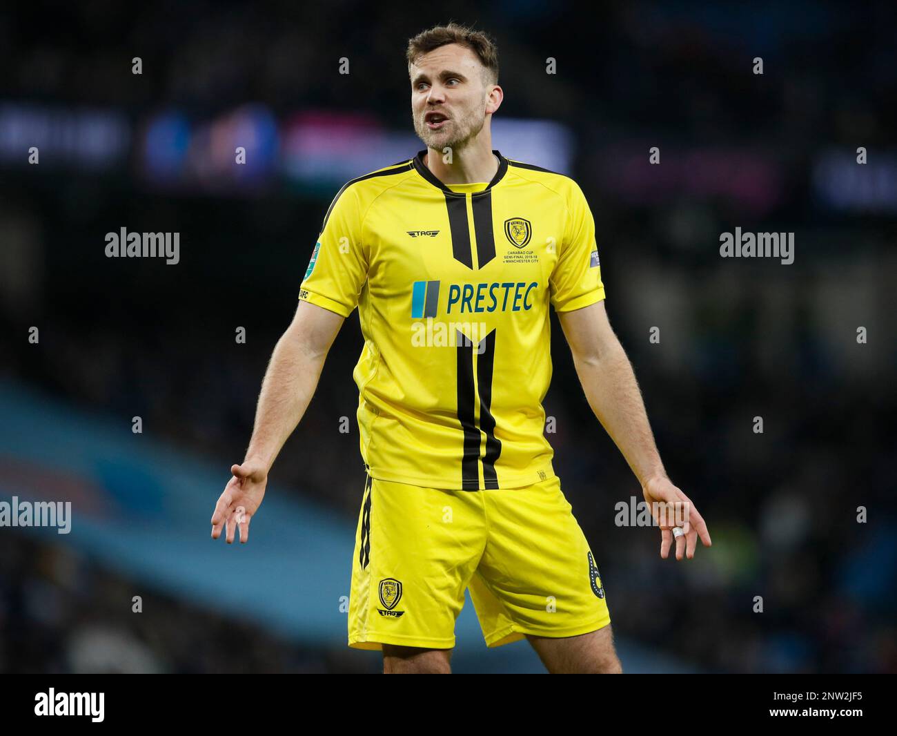 January 9, 2019 - Manchester, United Kingdom - Ben Turner of Burton ...