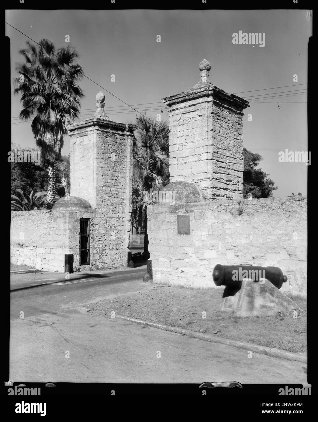 City Gates, St. Augustine, St. Johns County, Florida. Carnegie Survey ...