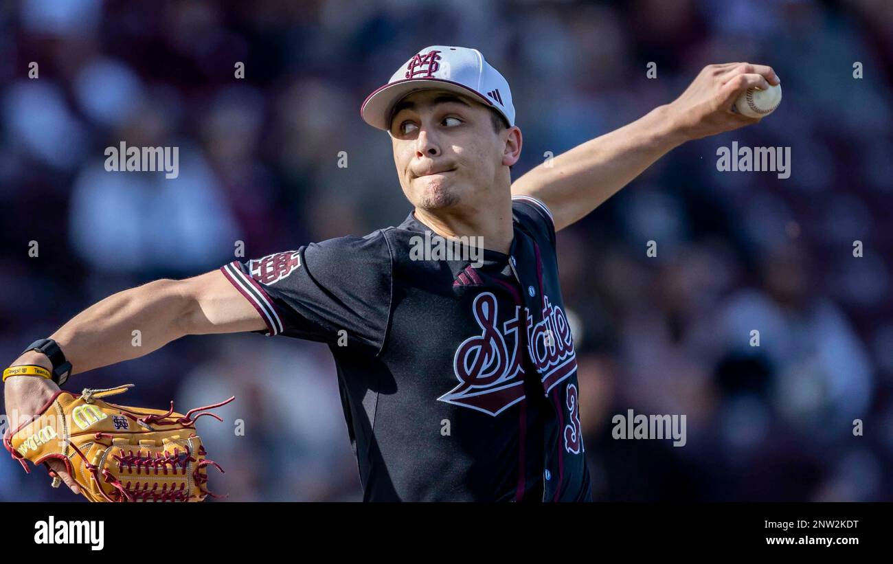 Mississippi State pitcher Bradley Loftin (30) during an NCAA baseball ...