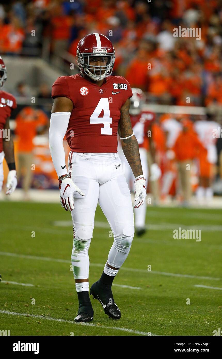 January 07, 2019 Alabama Crimson Tide linebacker Christopher Allen #4 ...