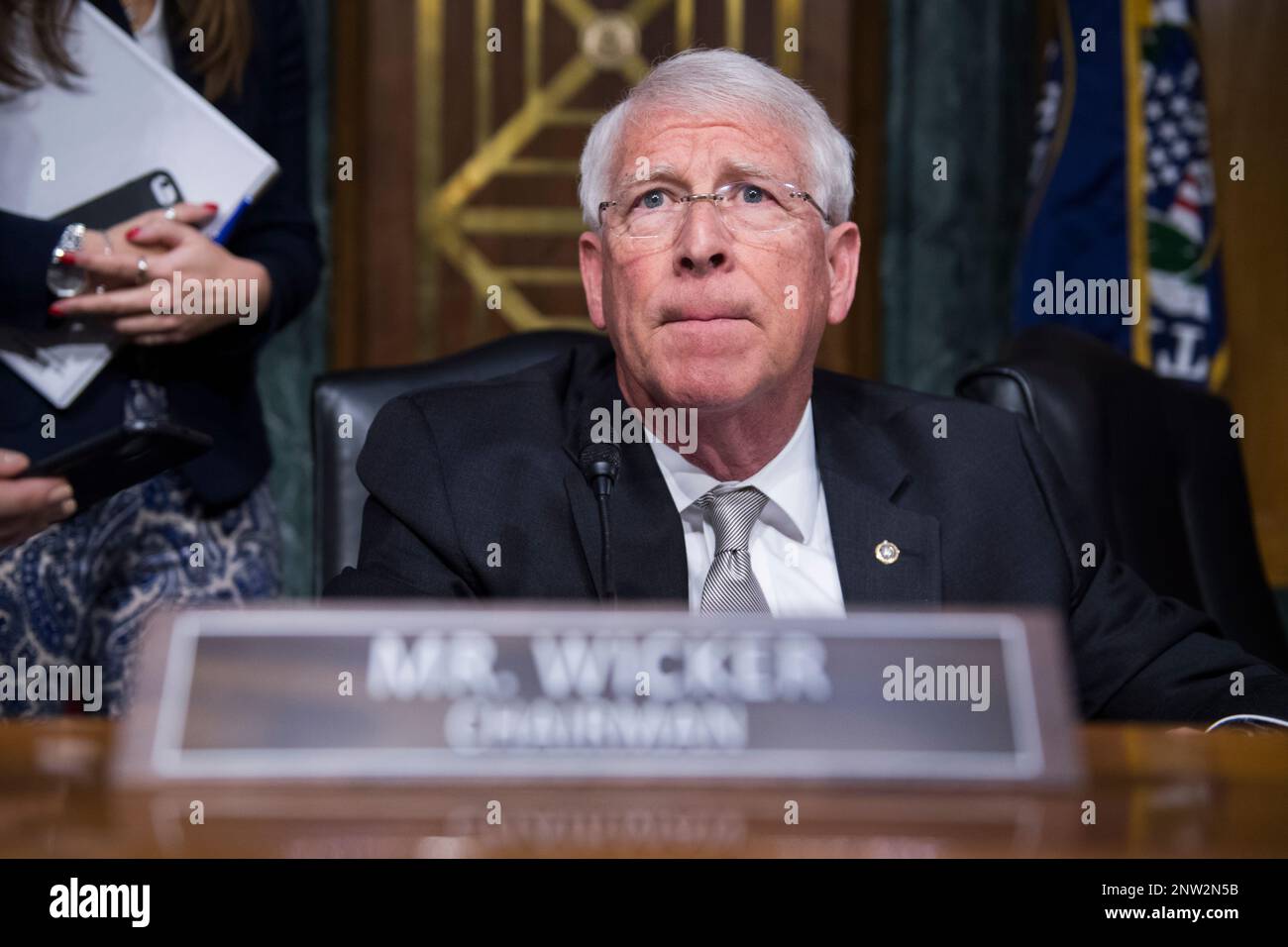 UNITED STATES - JANUARY 16: Chairman Roger Wicker, R-Miss., is seen ...