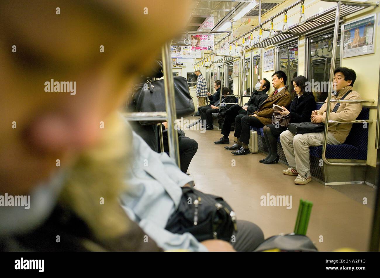 Subway,Ginza Line,Tokyo, Japan, Asia Stock Photo - Alamy