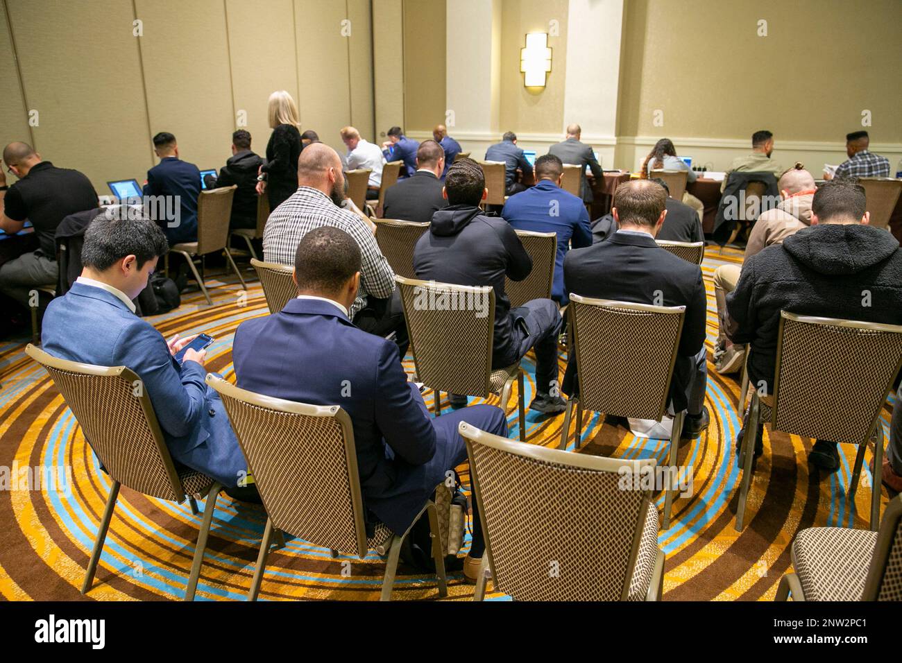 People apply to become Air Marshals at a recruitment event at the ...