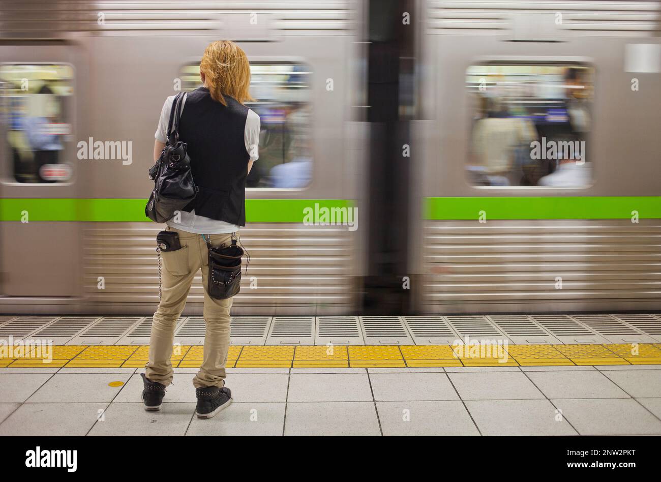 Shinjuku Railway station.Keio Line. Shinjuku, Tokyo, Japan Stock Photo ...