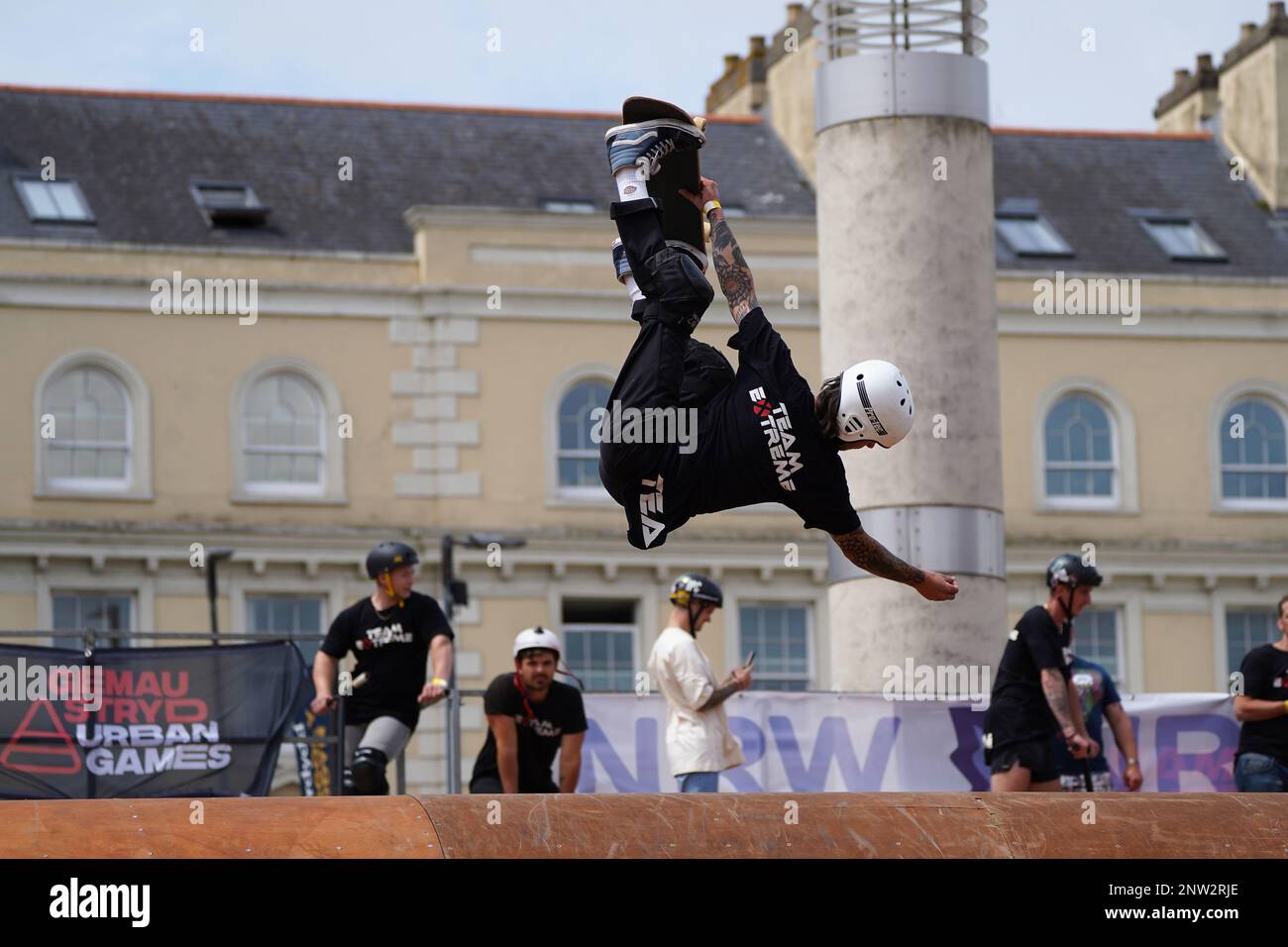Urban games cardiff bay hi-res stock photography and images - Alamy