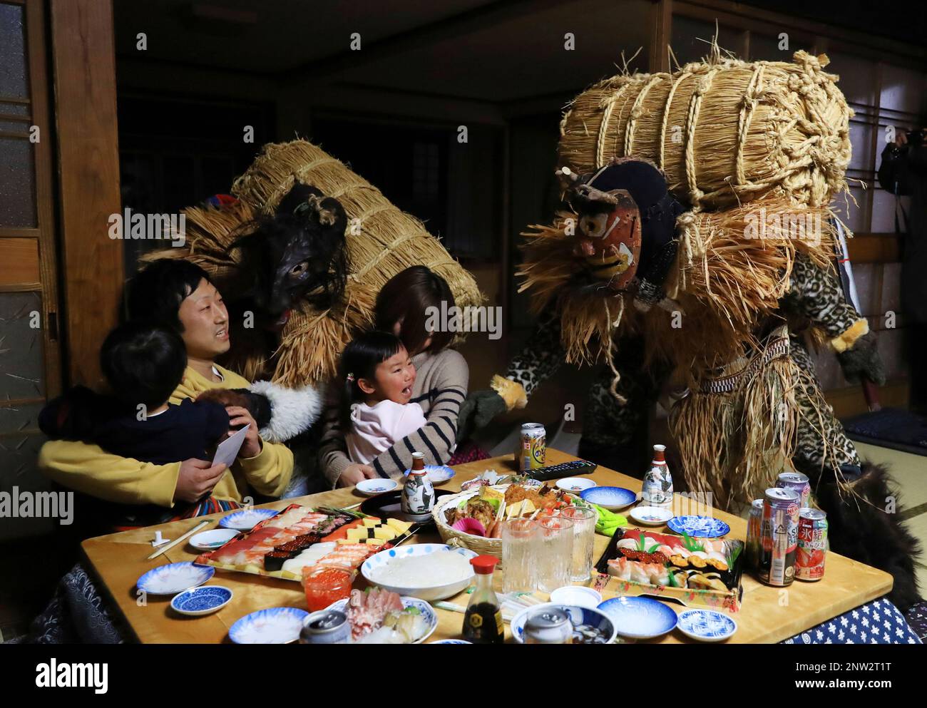 UNESCO designated Suneka of Yoshihama visit houses in Ofunato City ...
