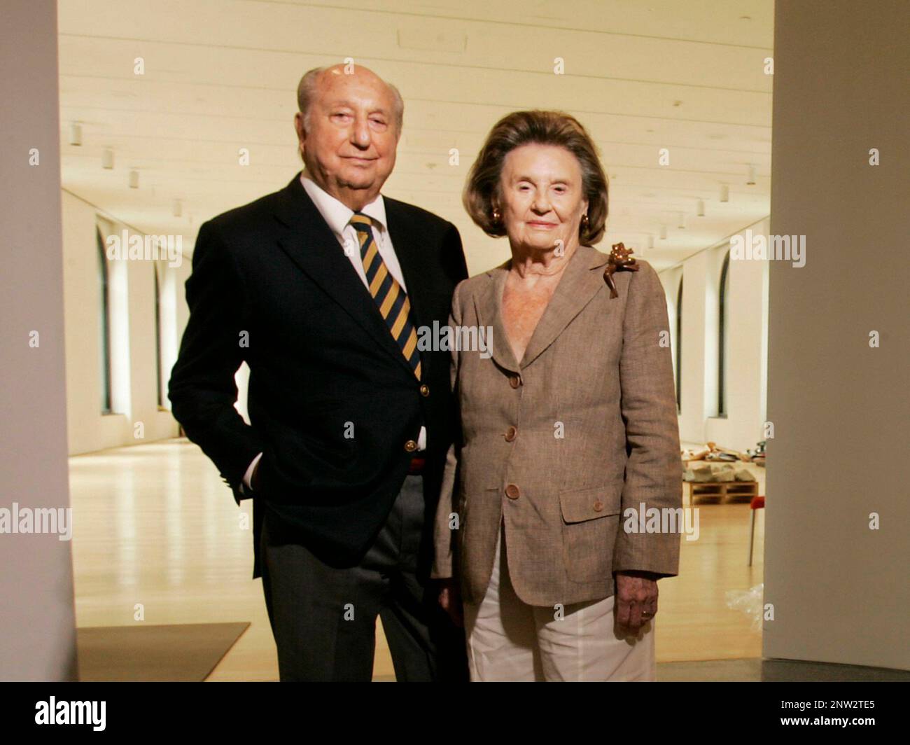 In this September 2007 photo, Raymond and Ruth Perelman pose for a ...