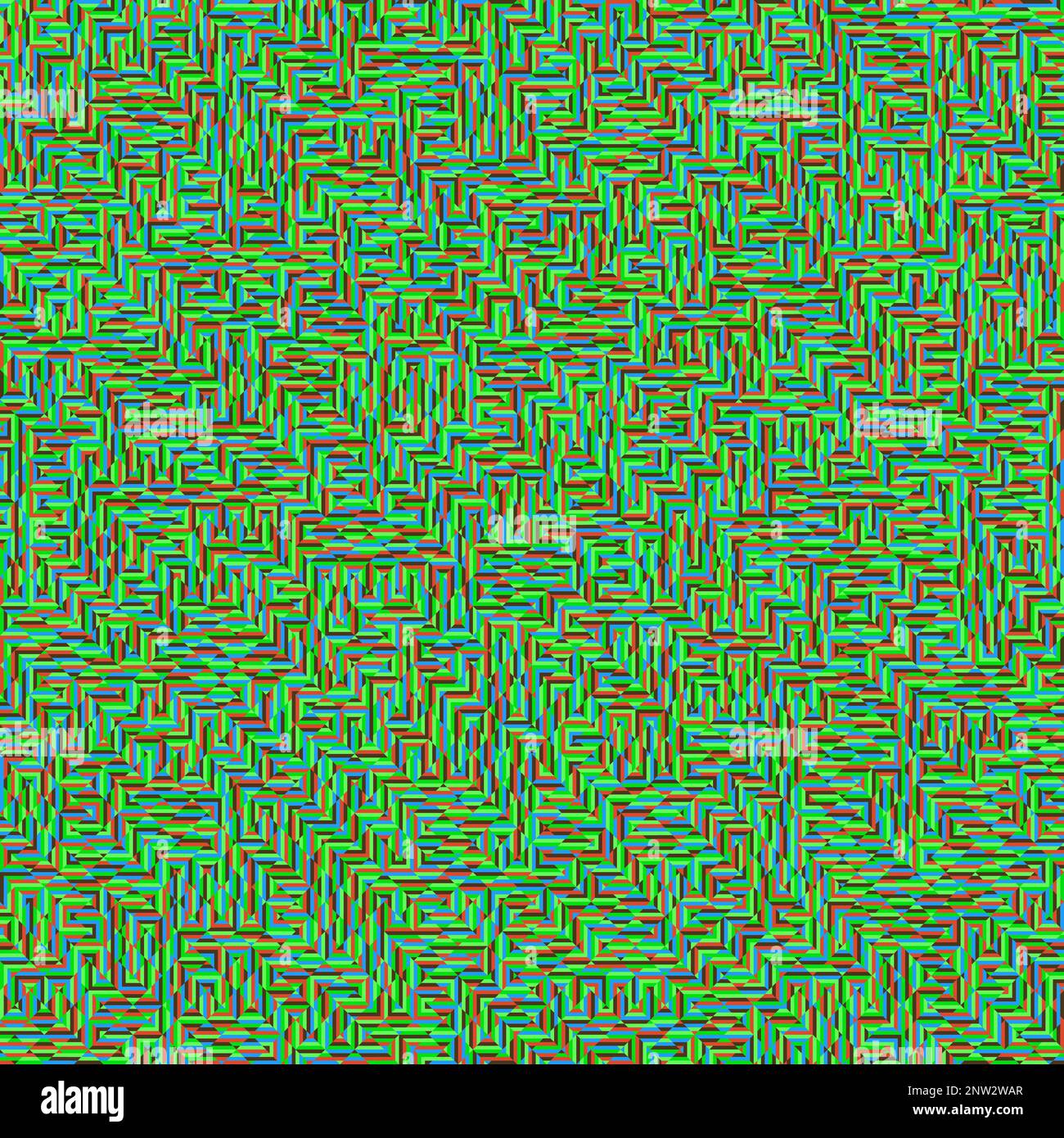 Colorised Rhombuses tiles tessellation pattern illustration Stock ...