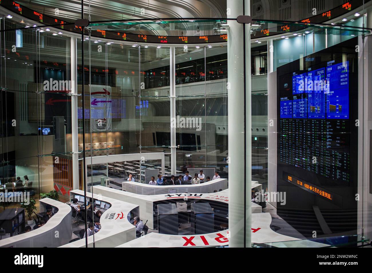 Stock Exchange in the Nihombashi financial district, Tokyo, Japan, Asia ...