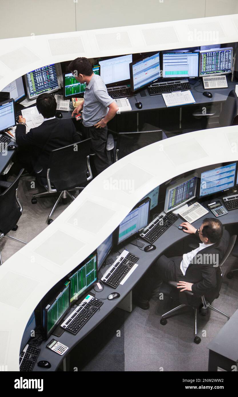Stock Exchange in the Nihombashi financial district, Tokyo, Japan, Asia ...