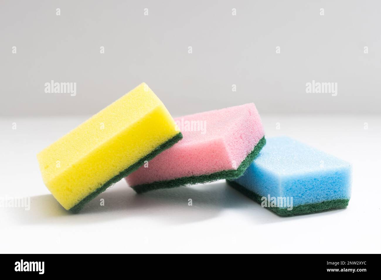 sponge isolated on white background Stock Photo - Alamy
