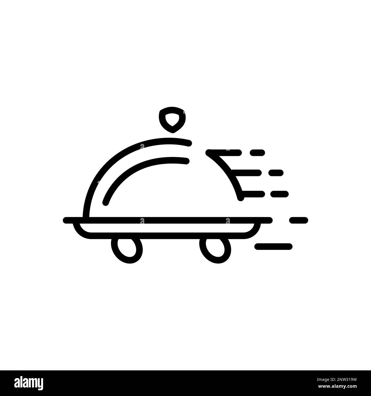 Food delivery modern logo icon. Illustration of business logotype ...