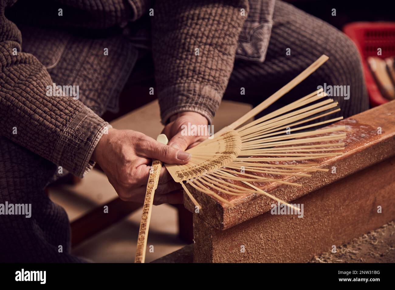 Hanji, traditional Korean paper, paper hanji fan handmade from mulberry ...