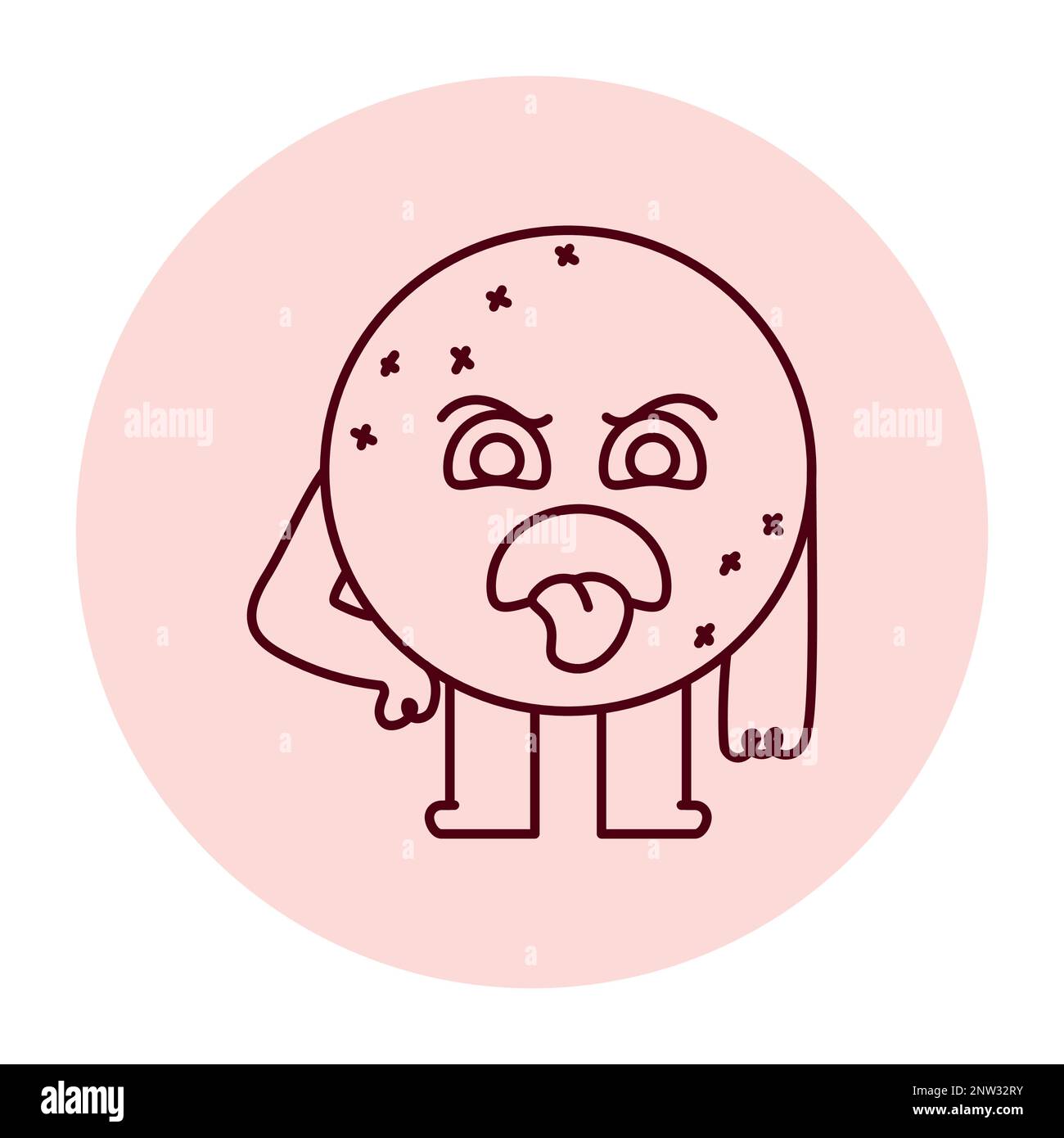 Water pollution color line icon. Ecology. Pictogram for web page ...