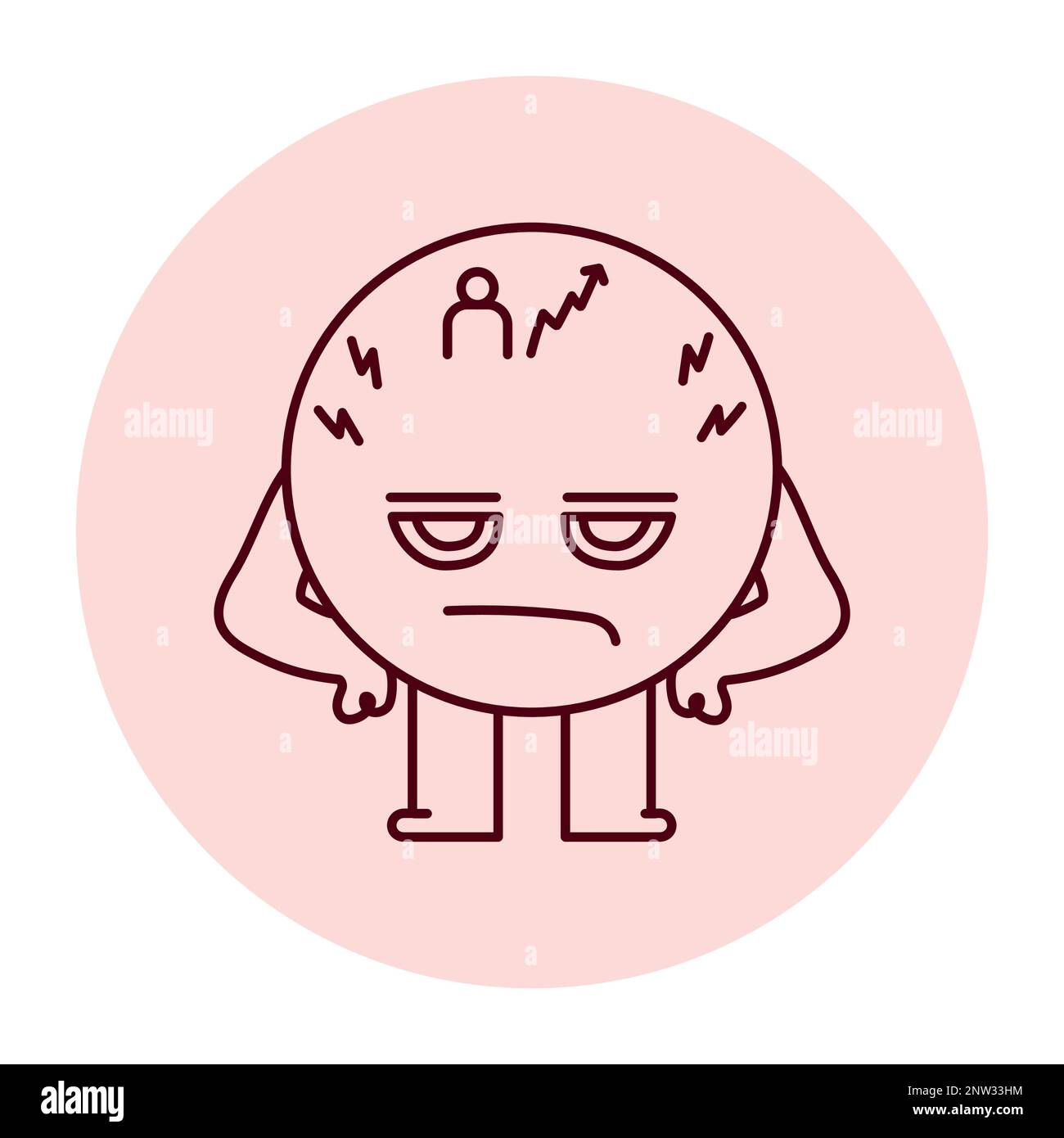 Overpopulation color line icon. Ecology. Pictogram for web page, mobile ...
