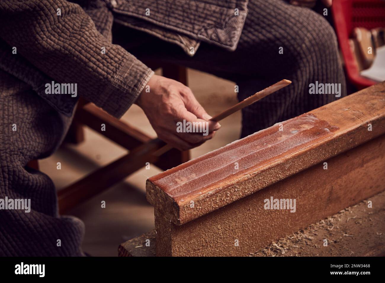 Hanji, traditional Korean paper, paper hanji fan handmade from mulberry ...