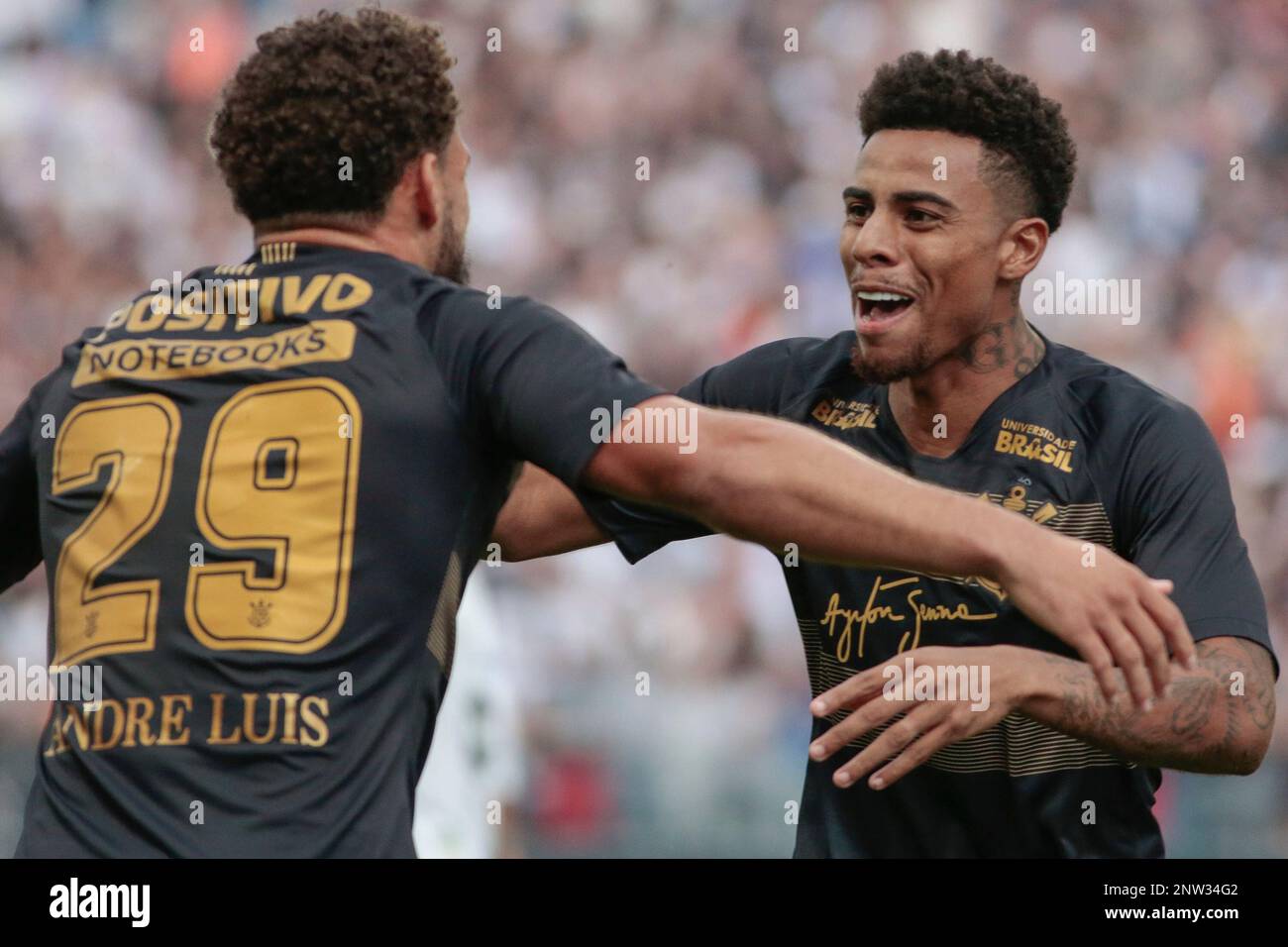 SP - Sao Paulo - 01/13/2019 - Friendly Corinthians vs. Santos - Gustavo ...