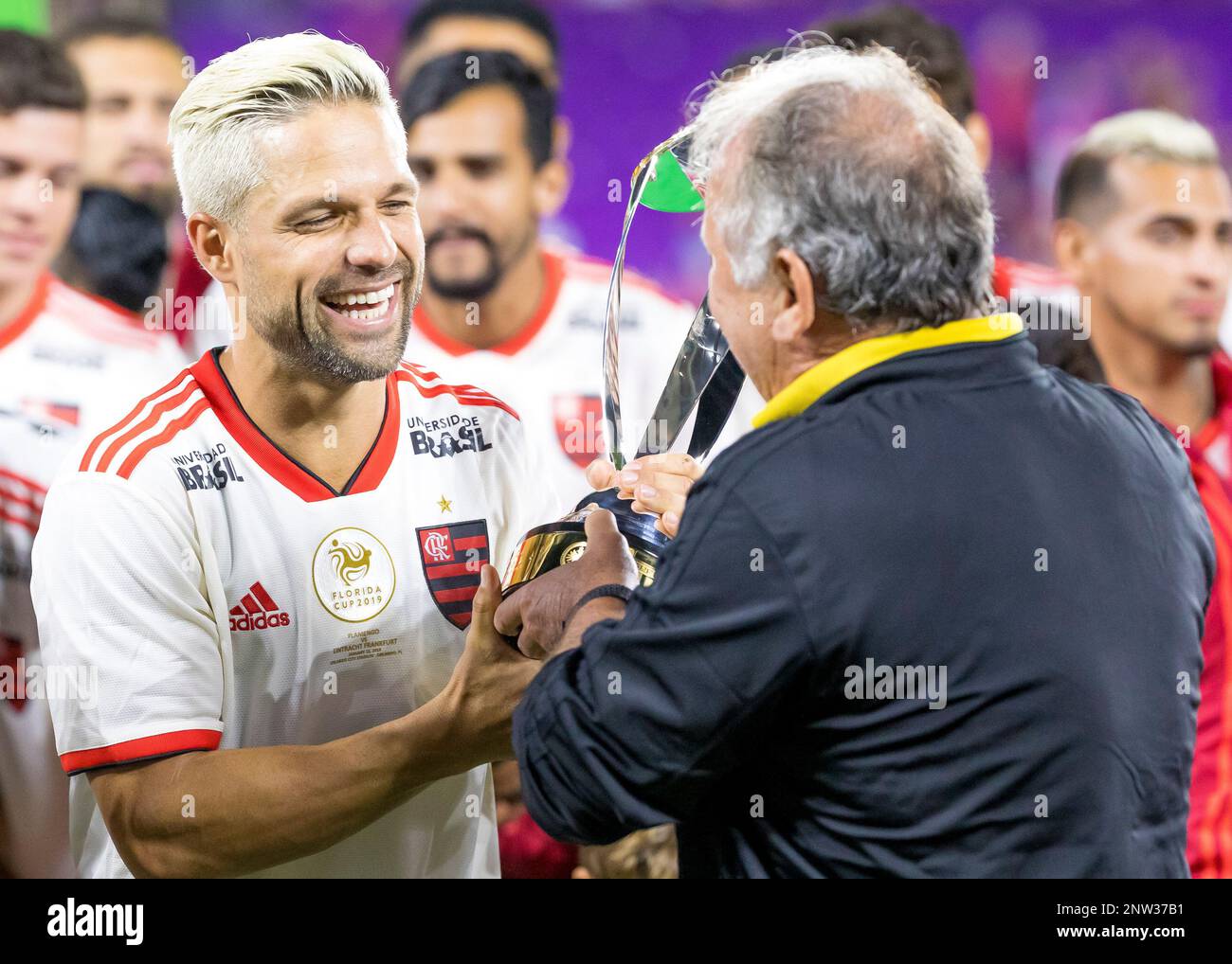 ORLANDO, FL - JANUARY 12: The Florida Cup was awarded to Flamengo ...