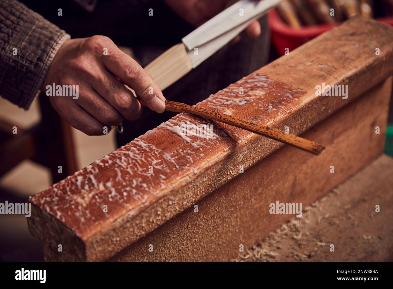 Hanji, traditional Korean paper, paper hanji fan handmade from mulberry ...