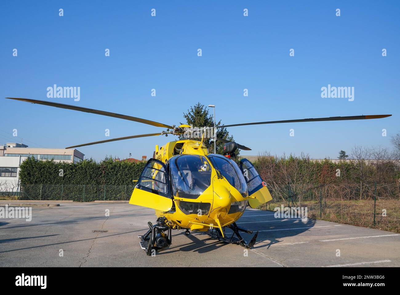 Italian Medical helicopter Airbus H145 (HORUS-1) I-LMBD Stock Photo - Alamy