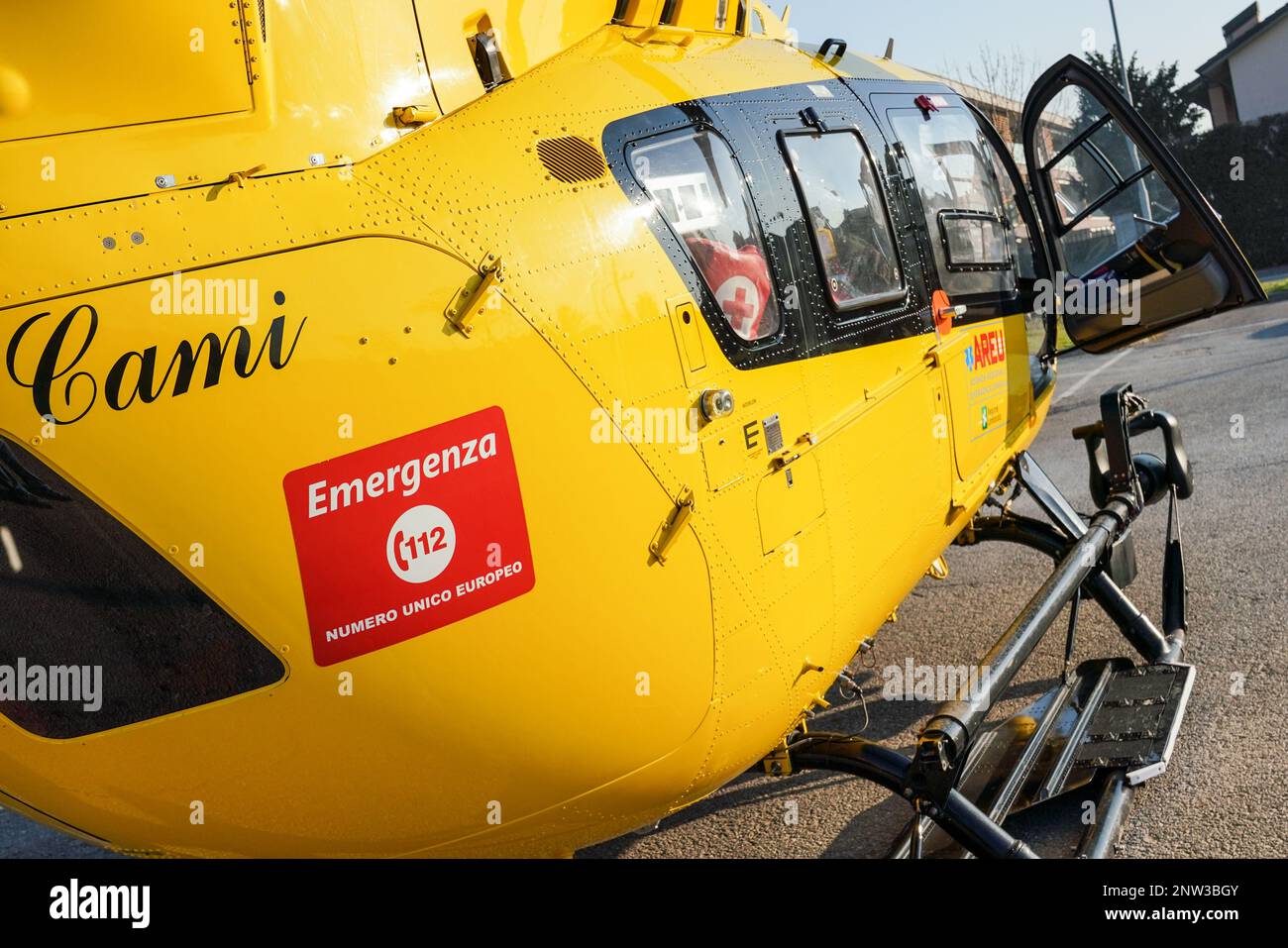 Italian Medical helicopter Airbus H145 (HORUS-1) I-LMBD Stock Photo - Alamy