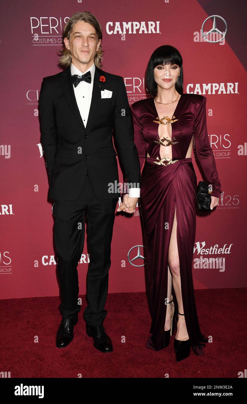 LOS ANGELES, CALIFORNIA - FEBRUARY 27: (L-R) Mark Hampton and Christina ...