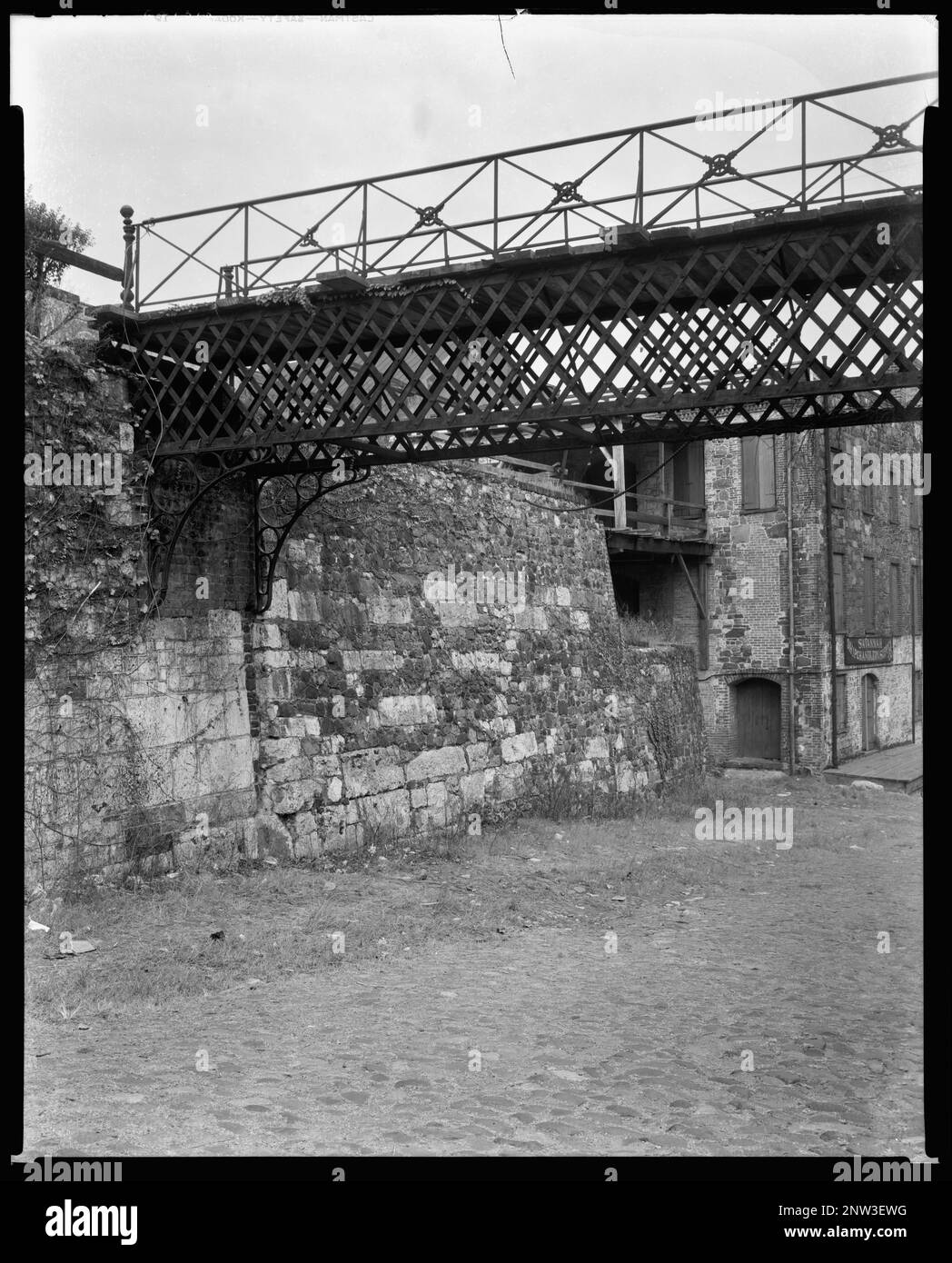 Bridges to Ware Houses, River Front, Savannah, Chatham County, Georgia ...