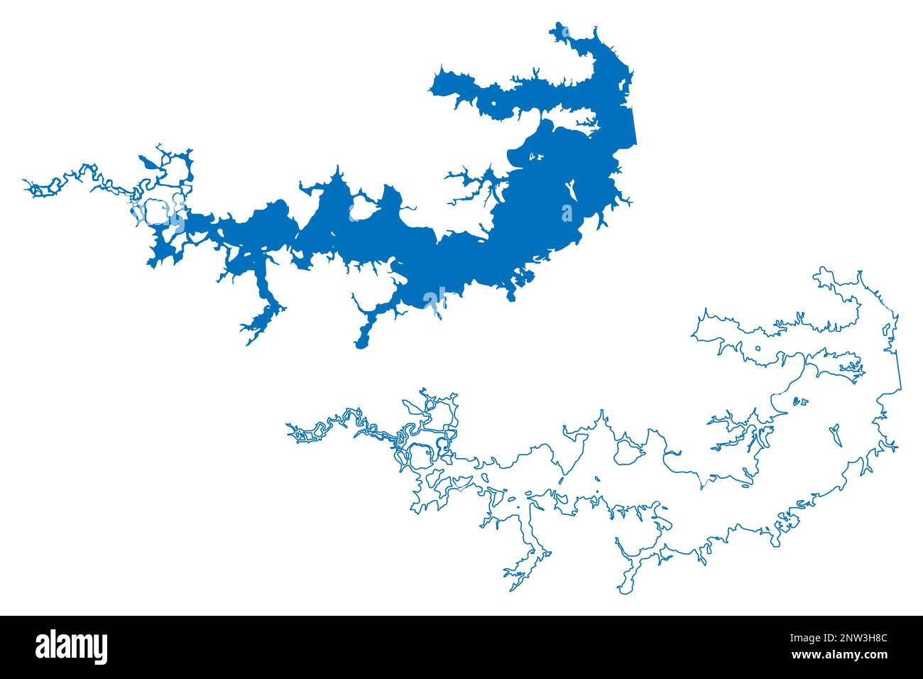 Lake Wright Patman Reservoir (United States of America, North America ...