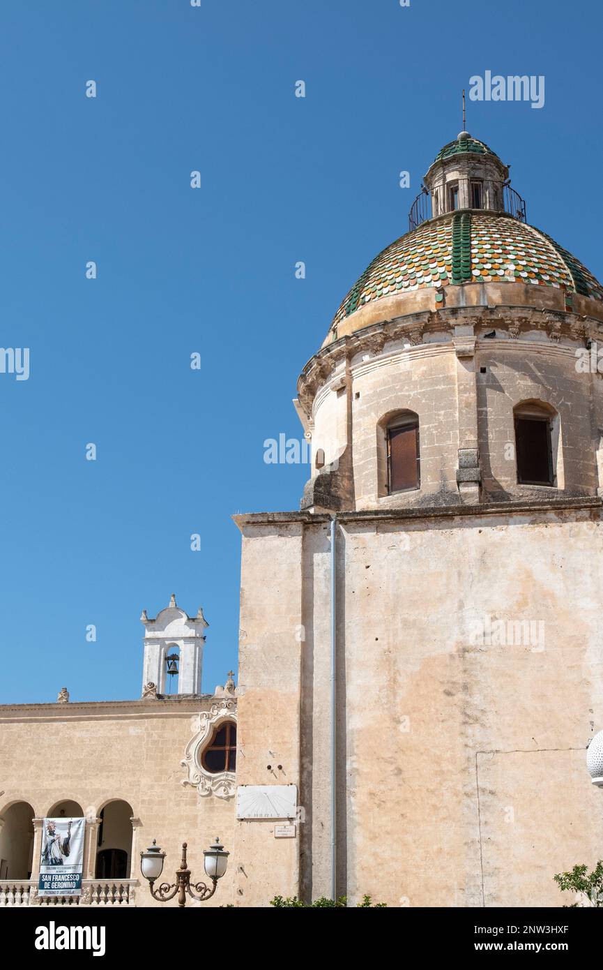 The dome of the Chiesa Madre in Grottaglie, Italy Stock Photo - Alamy
