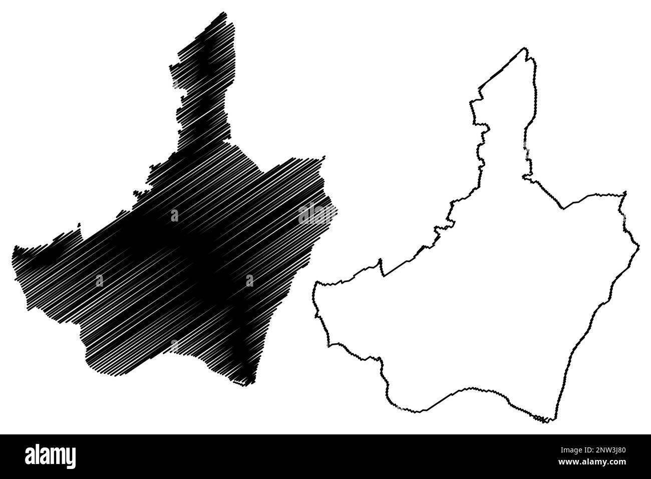 Barking and dagenham map Stock Vector Images - Alamy