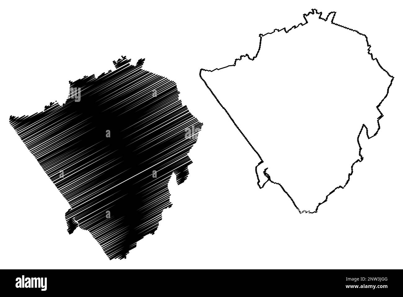 Map of london borough of barnet uk hi-res stock photography and images ...