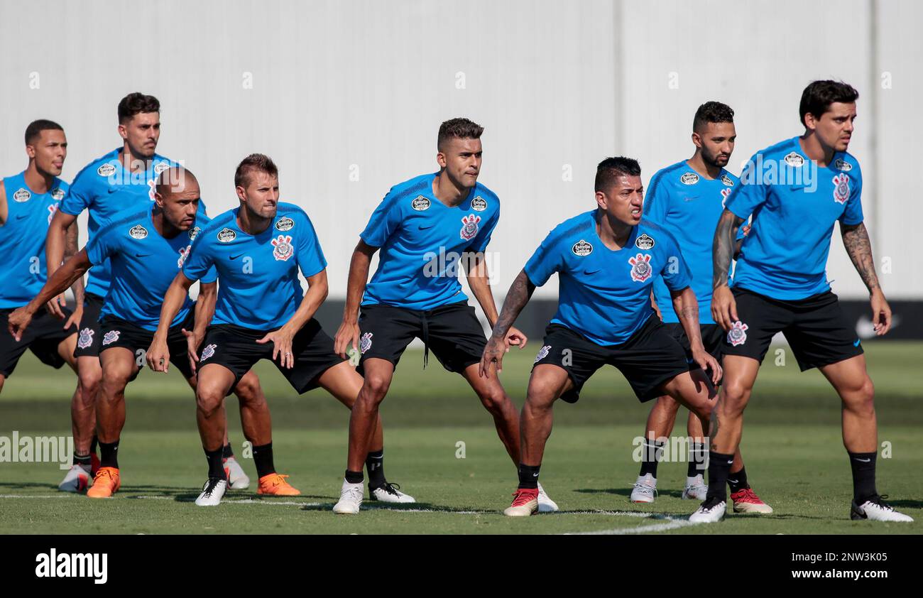 SP - Sao Paulo - 09/01/2019 - Training of Corinthians - Players during ...