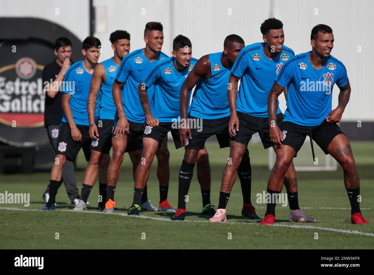 SP - Sao Paulo - 09/01/2019 - Training of Corinthians - Players during ...