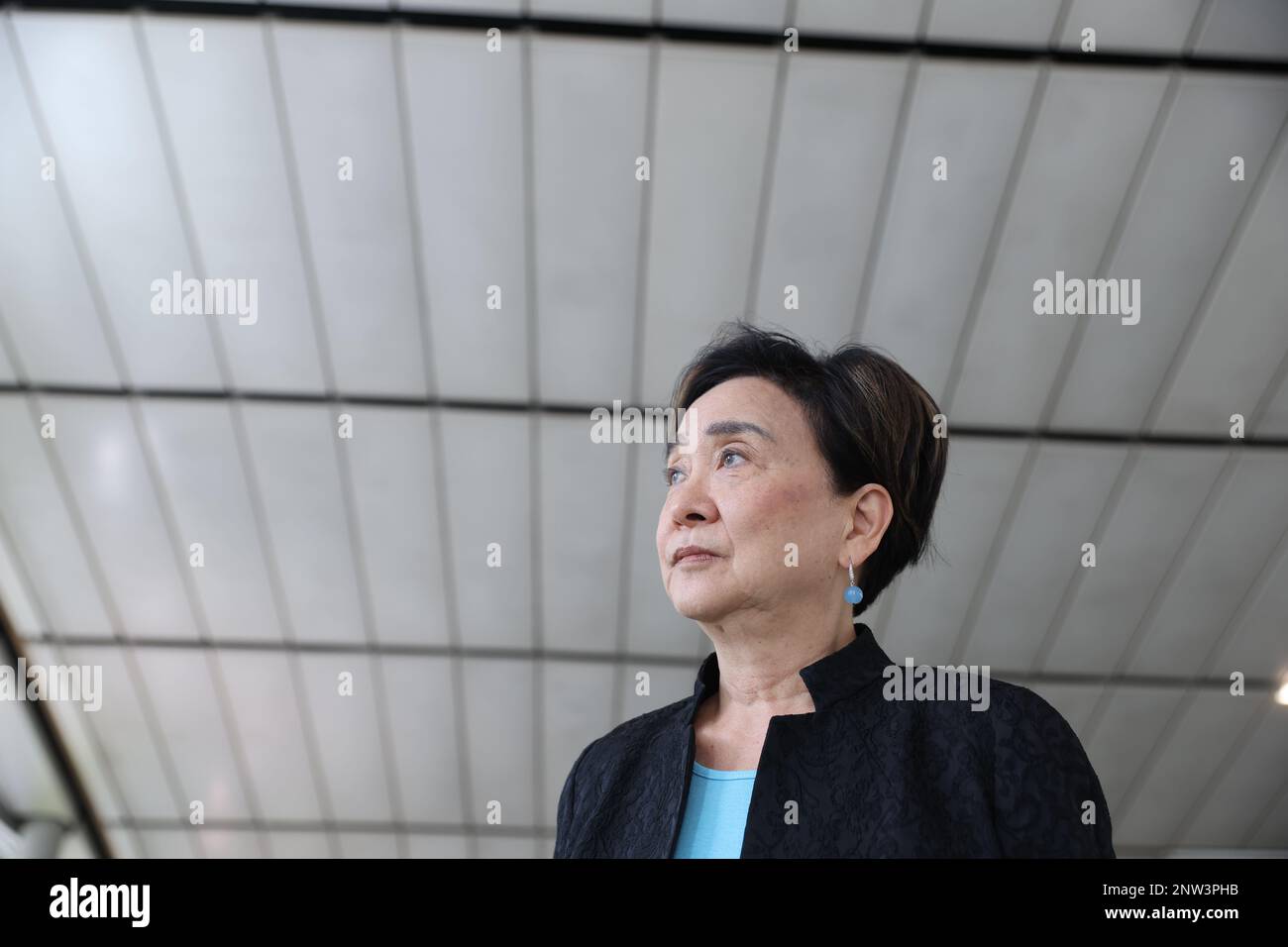 Former Democratic Party chairwoman Emily Lau Wai-hing, poses for a ...