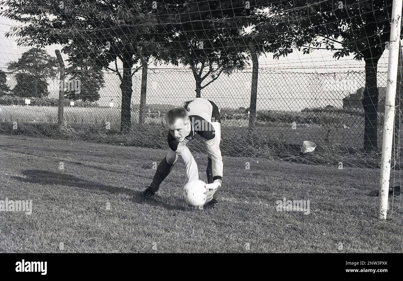 1980s football goal hi-res stock photography and images - Alamy