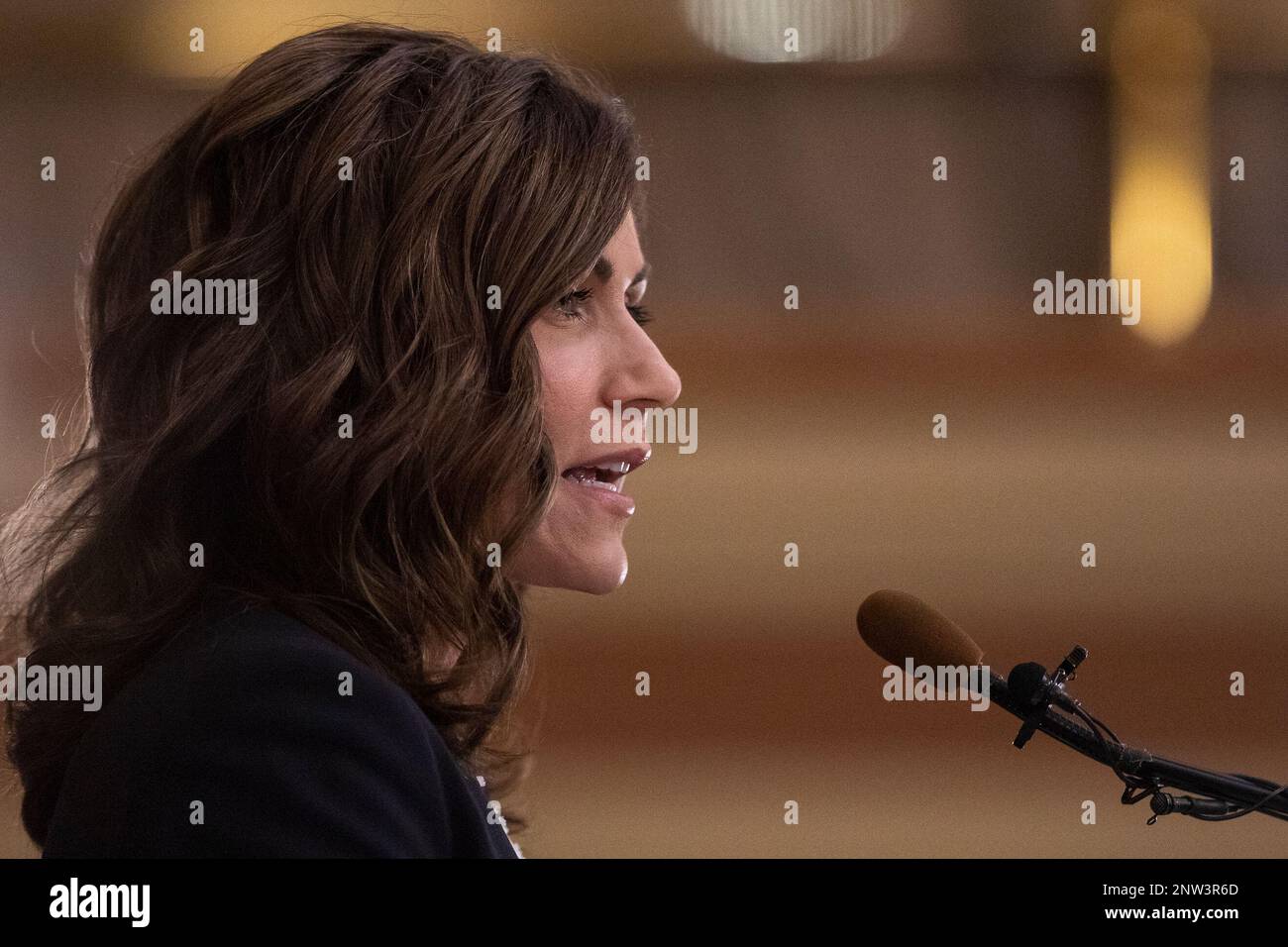 South Dakota Gov. Kristi Noem delivers her first State of the State ...