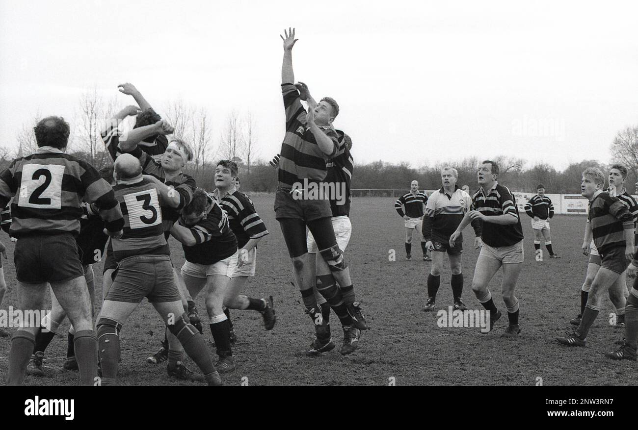 1980s, historical, amateur rugby union, players, forwards, competing in ...