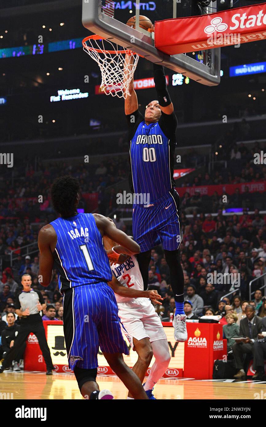 LOS ANGELES, CA - JANUARY 06: Orlando Magic Forward Aaron Gordon (00 ...