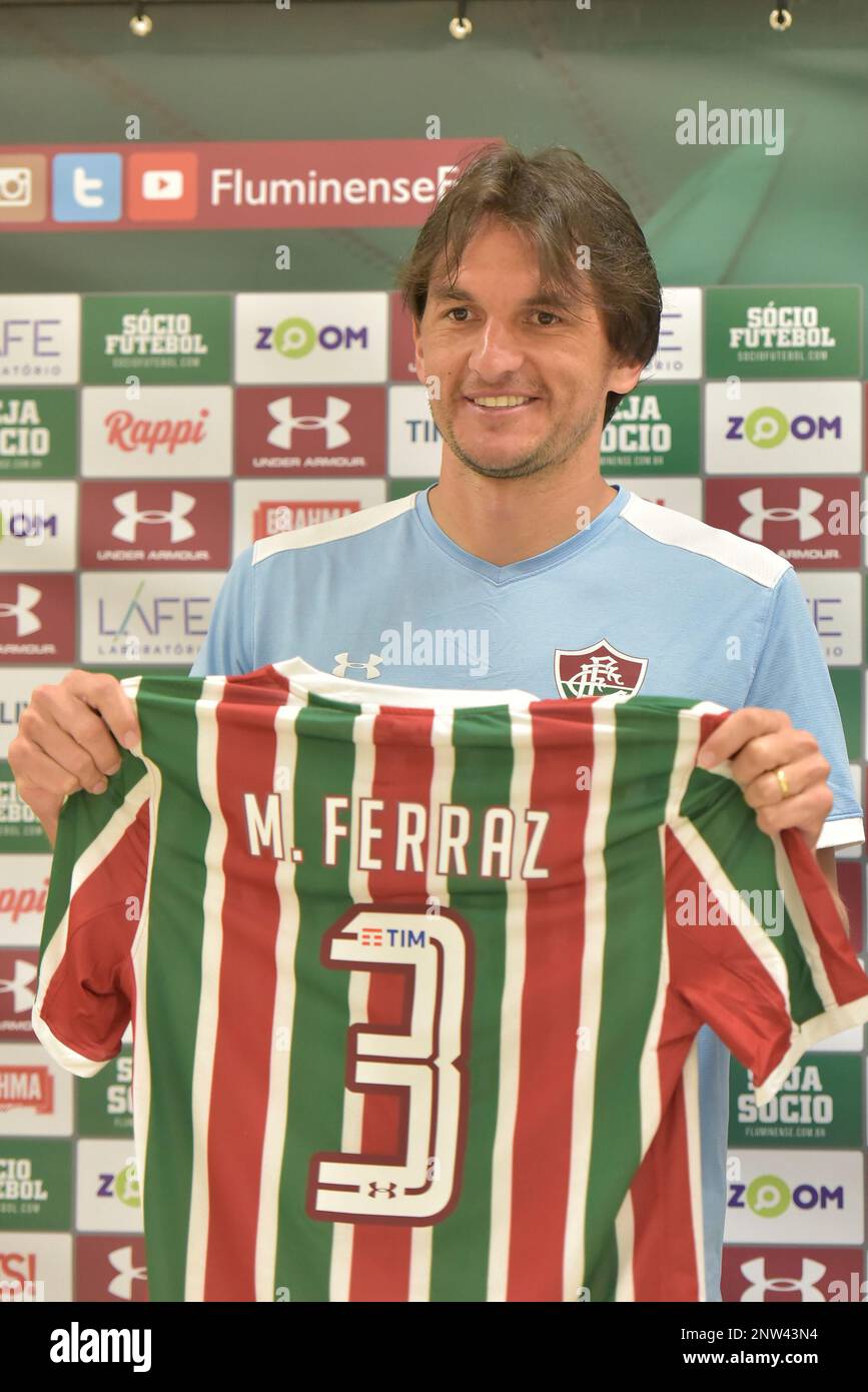 RJ - Rio de Janeiro - 07/01/2019 - Presentation of new players of Fluminense - Matheus Ferraz ...