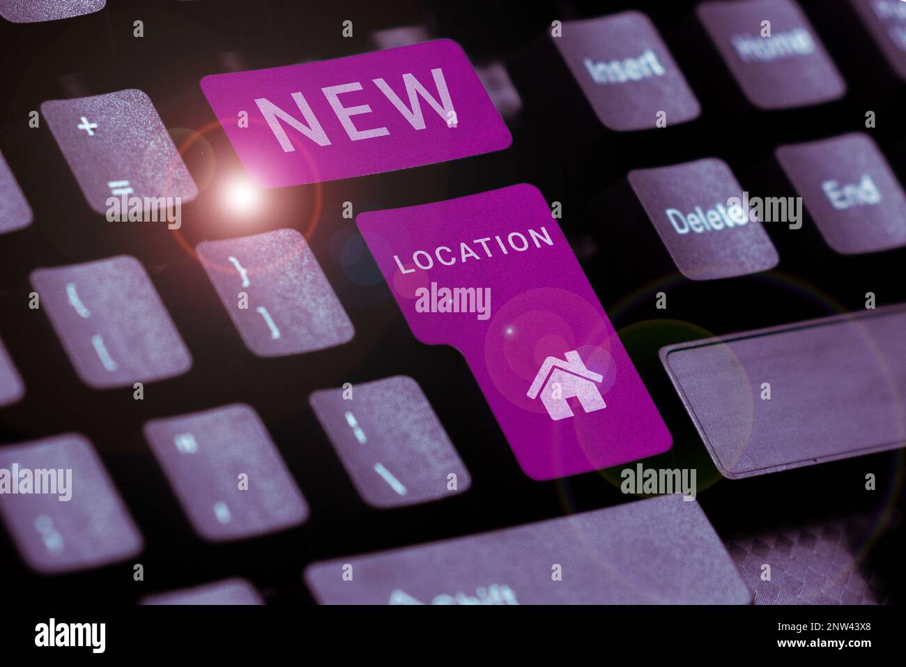 Inspiration showing sign New Location, Business overview Get located on ...