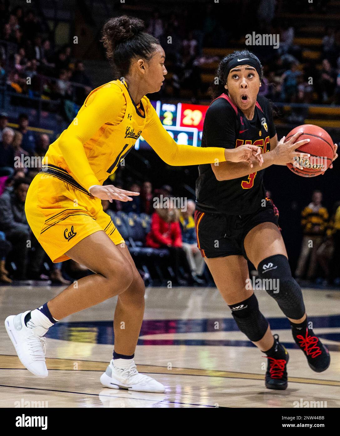 Jan 06 2019 Berkeley, CA U.S.A. USC guard Minyon Moore (3) drives to ...