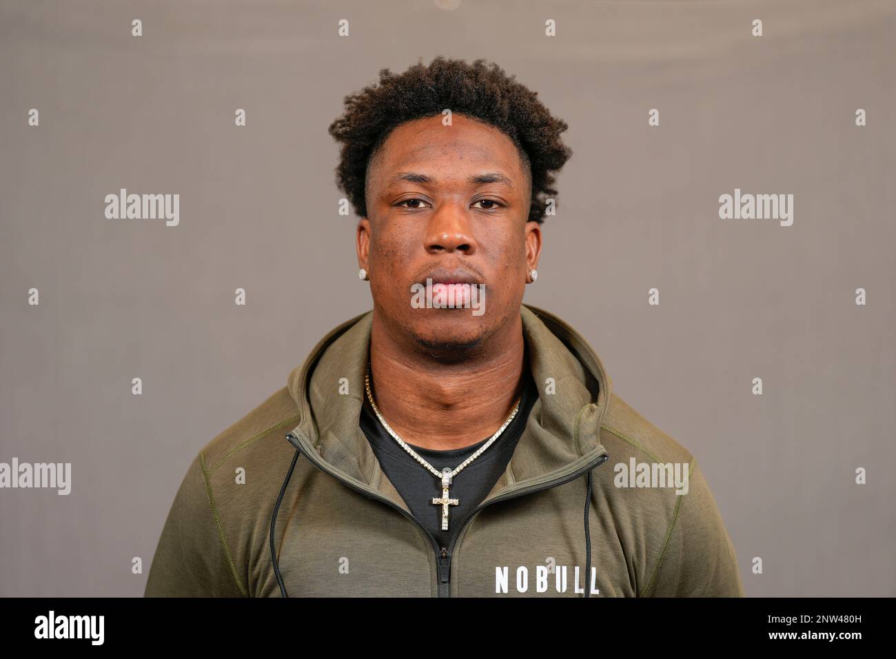 Clemson defensive lineman KJ Henry poses for a portrait at the NFL ...