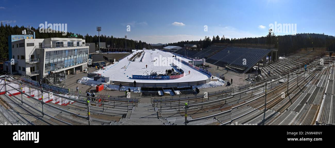 Nove Mesto na Morave, Czech Republic, February 28, 2023. Morave, Czech ...