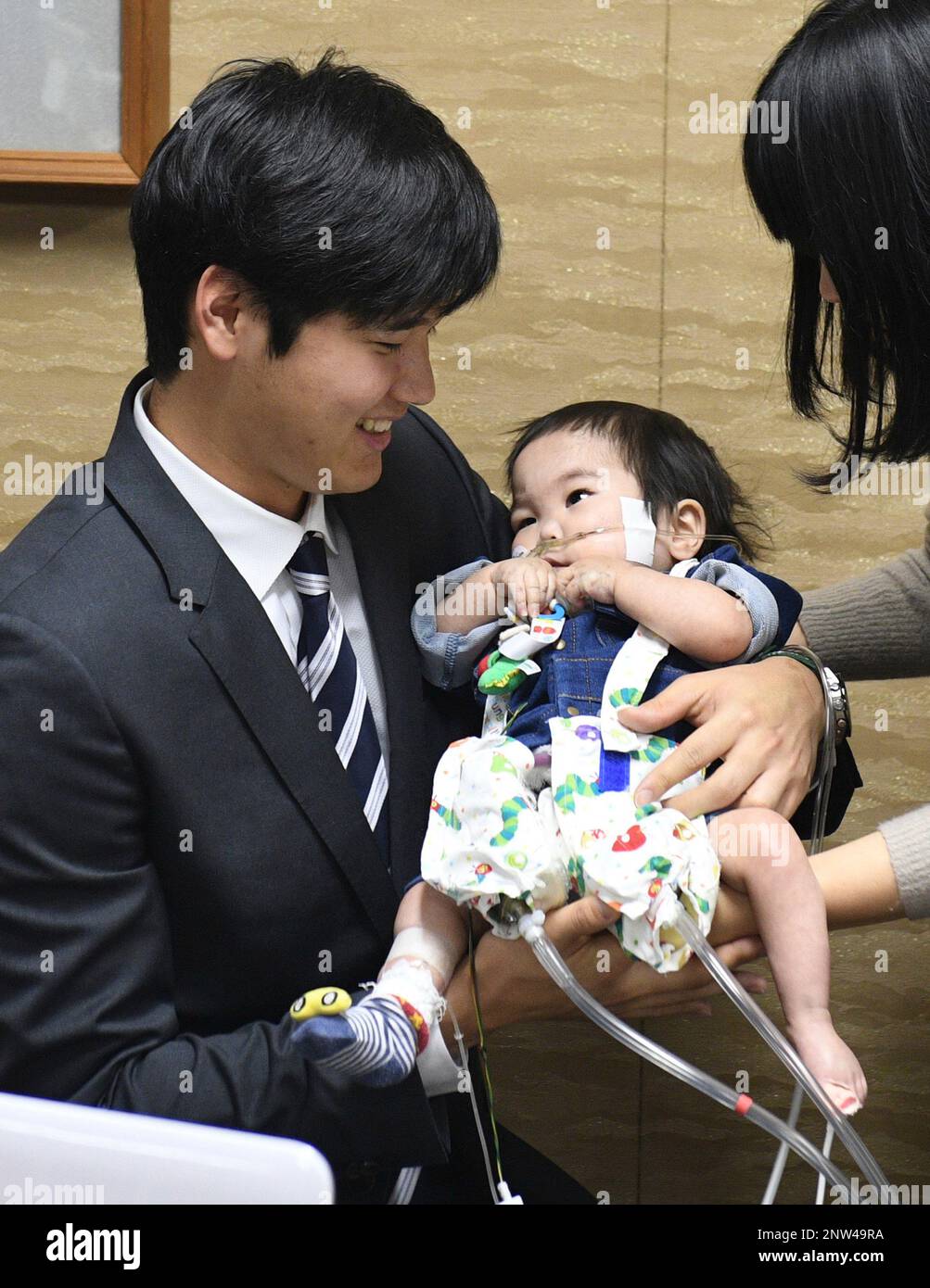 Shohei Ohtani, a Japanese professional baseball pitcher and designated ...