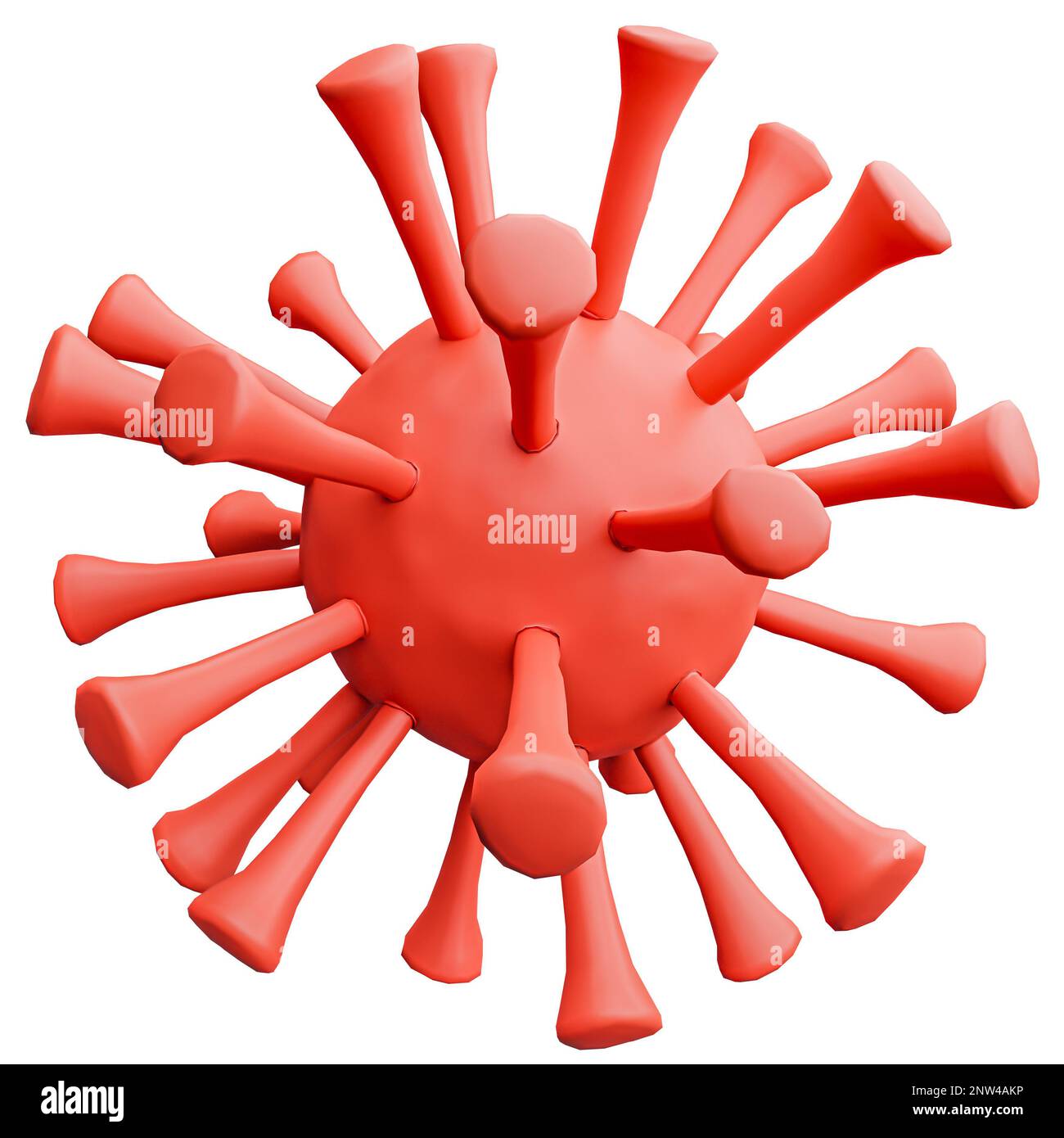 Simple illustration of corona virus COVID-19 isolated Stock Photo - Alamy