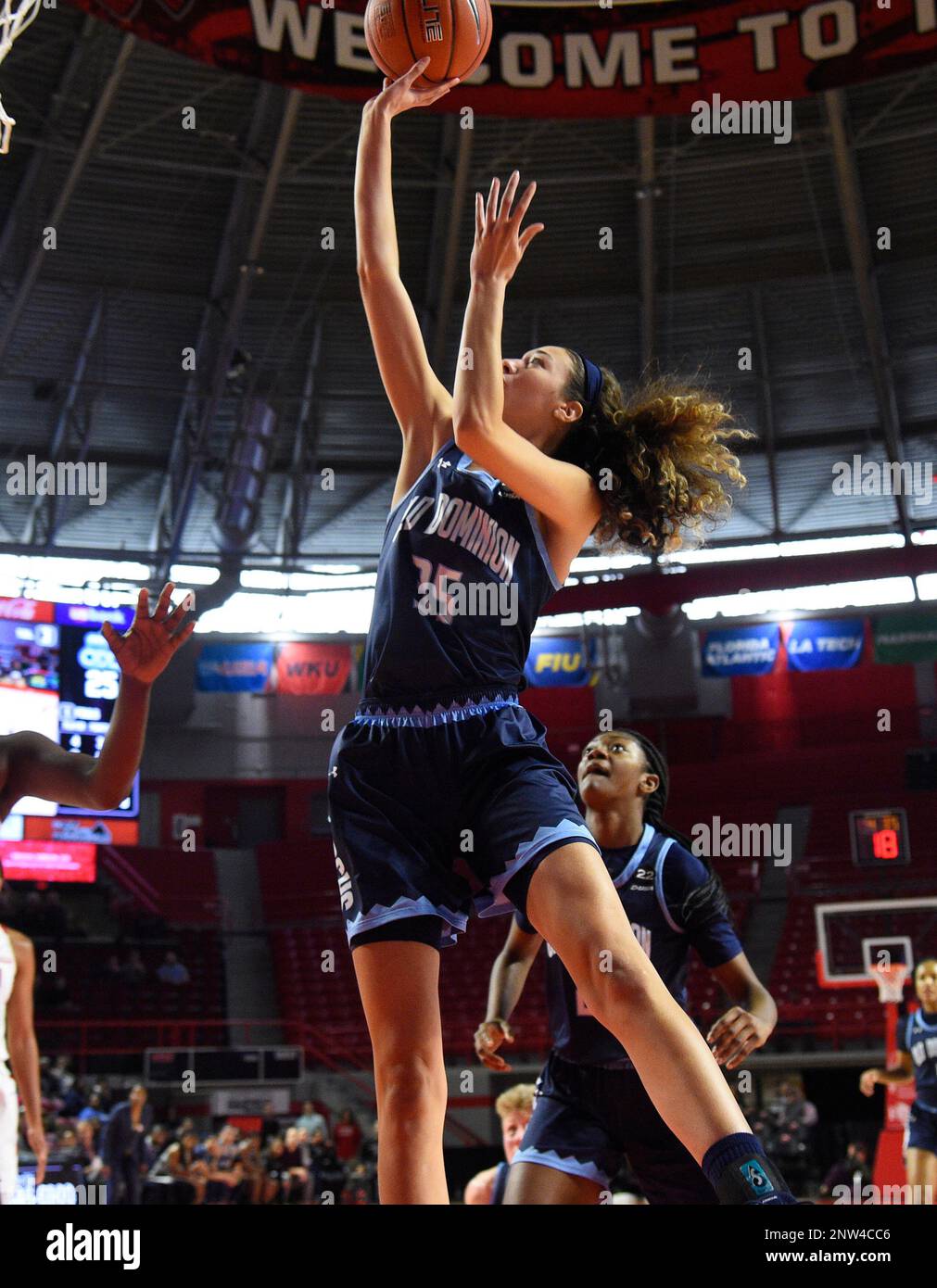 Jan. 5, 2019; Old Dominion Lady Monarchs forward Hannah Sadler (35 ...